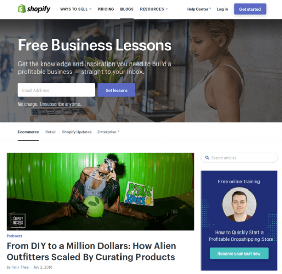 How to Boost E-Commerce Traffic With Shopify's Blog Platform - Justuno