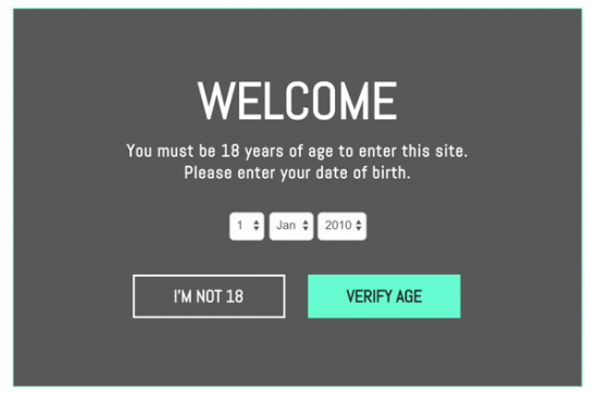 How To Add An Age Verification Pop-Up To Any Website - Justuno