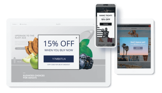 Email Capture Promotions: Welcome vs. Exit Offer Pop-Ups - Justuno