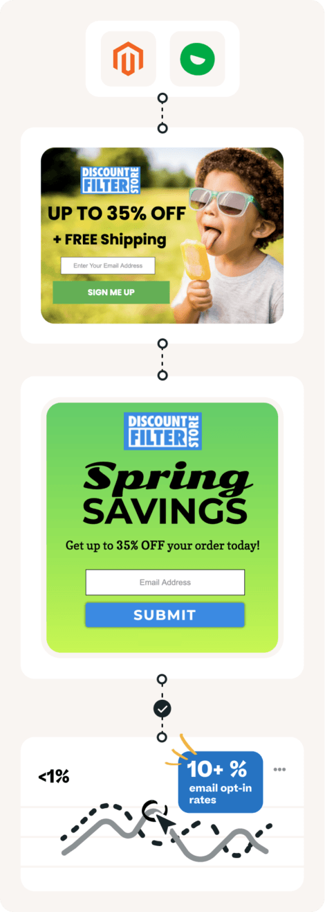 Discount Filter Store - Justuno