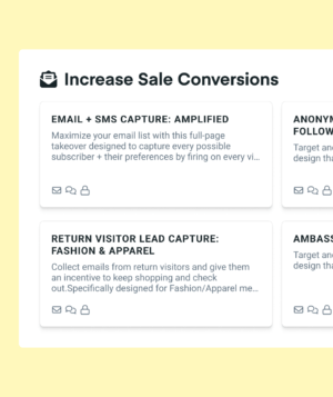 Conversion Automation | Justuno